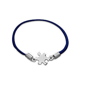 Fundraising For A Cause 2 Pack Autism Awareness Puzzle Piece Stretch Bracelets - Asperger’s & Autism Awareness Bracelets