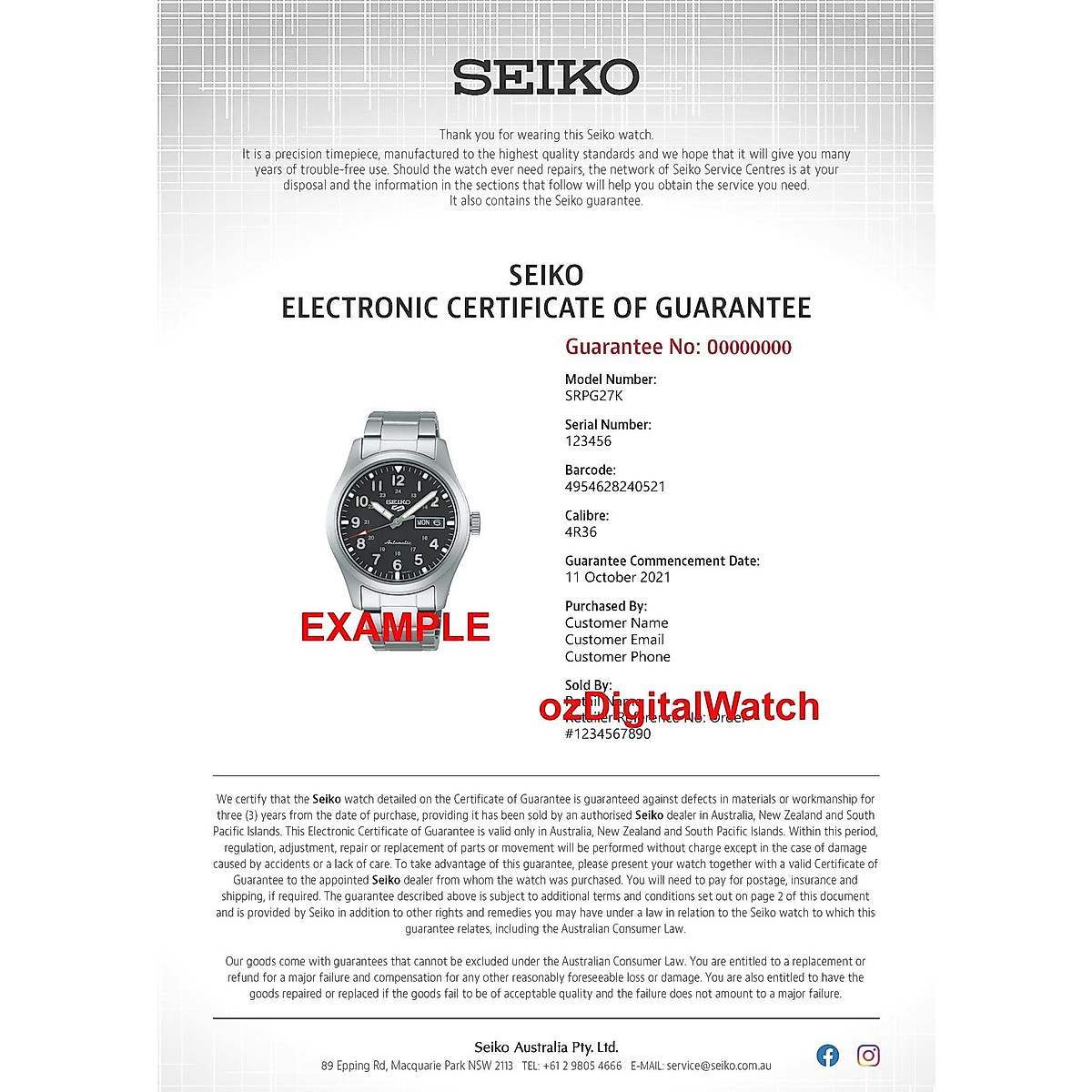 Seiko Men's 5 Sports Automatic Watch