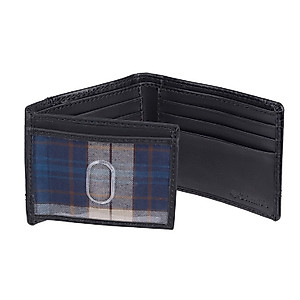 Columbia Men's Leather Traveler Wallet, Black, One Size