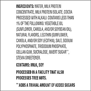 Quest Nutrition Ready To Drink Chocolate Protein Shake, 30g Protein, 4g Net Carbs, Gluten Free, Keto Friendly, 11 fl oz - Pack of 12