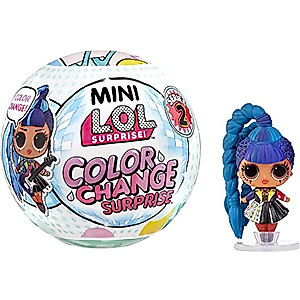 L.O.L. Surprise! Mini LOL Surprise Color Change Surprise Series 2 Mini Collectible Doll with 5+ Surprises, Holiday Toy, Stocking Stuffers, Great Gift for Kids Girls Ages 4 5 6+ Years Old & Collectors
