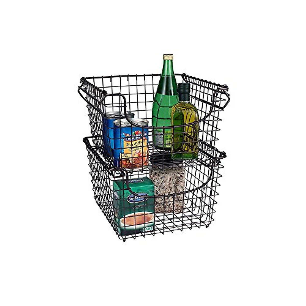 Spectrum Diversified Scoop Stacking Storage Basket,