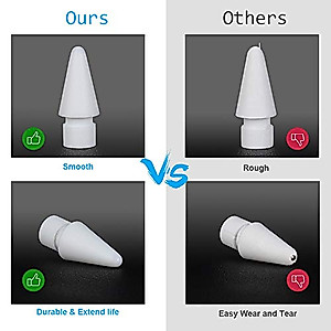 MJKOR Magnetic Replacement Cap and Tips Replacement for Apple Pencil 1st