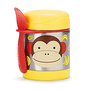 Skip Hop Insulated Baby Food Jar, Zoo, Monkey(Discontinued by Manufacturer)