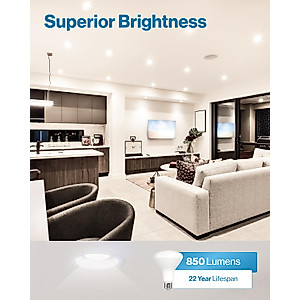 Sunco 16 Pack BR30 LED Bulbs, Indoor Flood Lights CRI93 11W Equivalent 65W 2700K Soft White 850 Lumens, E26 Base, 25000 Lifetime Hours Interior Home Dimmable Recessed Can Light Bulbs - UL
