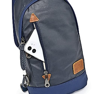 Urban Light Coated Canvas Sling Bag (Navy)