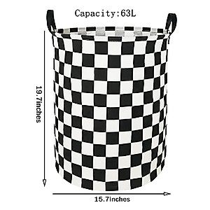 MAIZMZ Toys Storage Bins Kids Hamper Laundry Basket Large Canvas Collapsible Gift Organizer Box for Home Dorm Office Closet Shelf(race car)