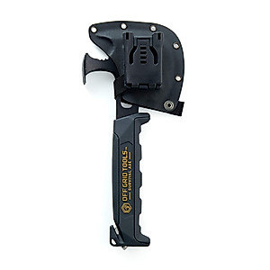 Off Grid Tools Survival Axe Black Kydex Sheath – Durable Construction, Included Belt Clip, Survival Protective Utility Tool Case Cover for Sharp Blades & Edges