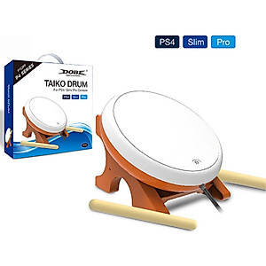 OSTENT Drum Controller Sticks Japanese Traditional Instrument for Sony PS4 Slim Pro Taiko No Tatsujin Master Video Games