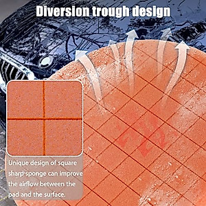 AVID POWER 6 Inch Buffing Polishing Pads 5Pcs for 6 Inch Backing Plate, Compound Buffing Sponge Pads for Car Buffer Polisher Compounding, Polishing and Waxing