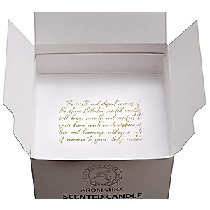 Scented Candle Vanilla Kiss - Aromatherapy Candle - Soywax Candle with Vanilla Extract - Up to 45 Hours Burn Time - Glass Candle Gift - Home Scented Candles - Luxury and Sensual Soy Wax Candle