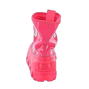 UGG Unisex-Child Classic Brellah Mini Boot, Coral, 2 Little Kid