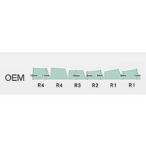 4 Keycap Set,Dye-subbed PBT Keycap, OEM Spacebar Keycap, Esc Keycap Enter Keycaps for DIY Cherry MX Gaming Mechanical Keyboard, Sea