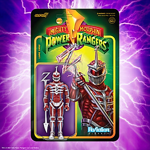 Super7 Mighty Morphin Power Rangers Lord Zedd - 3.75" Power Rangers Action Figure with Accessory Classic TV Show Collectibles and Retro Toys
