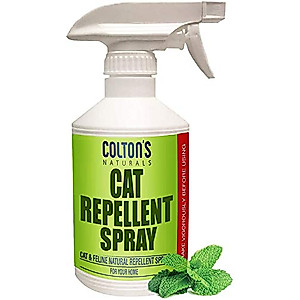 Cat Repellent Outdoor Spray Indoor 32 OZ 100% Organic & Natural Yard Furniture Repellant (32)