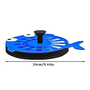 LUKEO Floating Solar Fountain Garden Waterfall Fountain Pool Pond Bird Bath Solar Panel Powered Fountain Water Pump