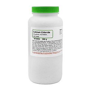 ALDON Innovating Science Anhydrous Calcium Chloride, 500g, 4-20 Mesh - Laboratory-Grade - Calcium Chloride Powder - The Curated Chemical Collection
