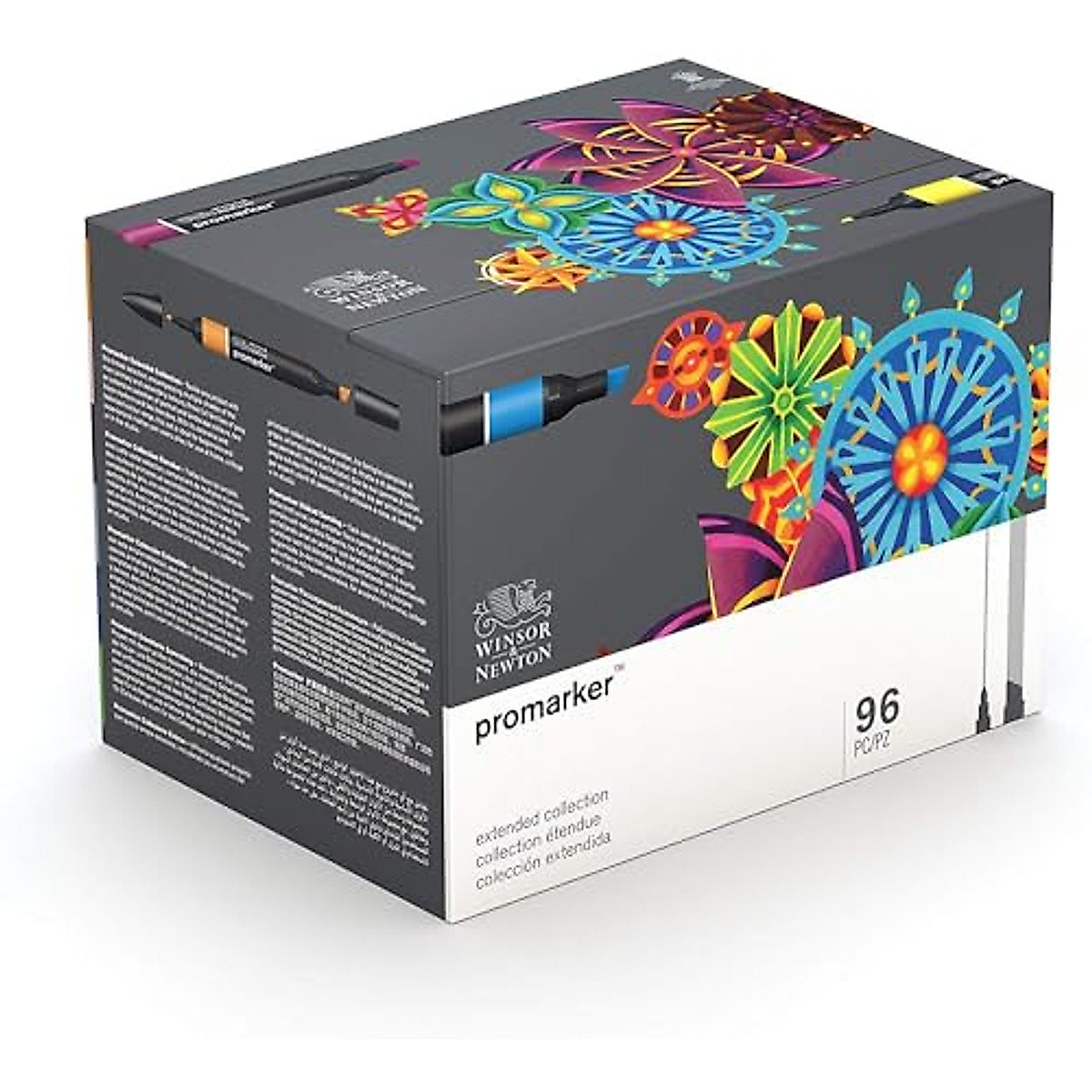 Winsor & Newton ProMarker Set, 96 Count, Extended Collection