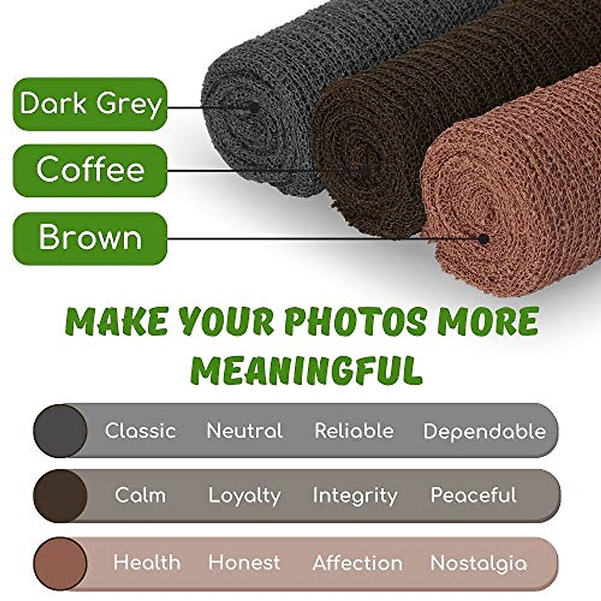 Sunmig Newborn Photography Props, 3 Pcs Baby Stretch Wraps, Professional Baby Photo Props Long Ripple Wrap, for 0-6 Months Baby (Dark Grey+Coffee+Brown)