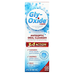 Gly-Oxide Liquid Antiseptic Oral Cleanser, 2-Ounce Packages (Pack of 2)