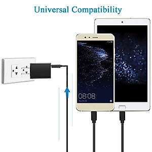 Type C 15w Fast Charger for Samsung Galaxy Tab A8 10.5"; A7 10.4"; A7 Lite 8.7"; Tab S8 S7 S6 S5e; SM-X200/X700/X800, SM-T220/T500/T870/ T970 with 6.6Ft Charging Cable