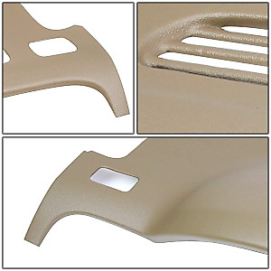 DNA Motoring ZTL-Y-0078-BE ABS Dash Board Cover Cap Compatible with 07-13 Avalanche Silverado/Sierra 1500 2500HD 3500HD WITH Speaker & Amp, Beige