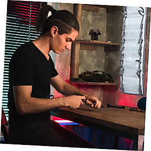 TEHAUX Roll Ribbon Storage Organizer Hanging Bag Hanging Bag Organizer Card Wall-Mounted Bracket Oxford Cloth Storage Rack Vinyl Storage Organizer Stand Bag Organizer Ribbon Holder