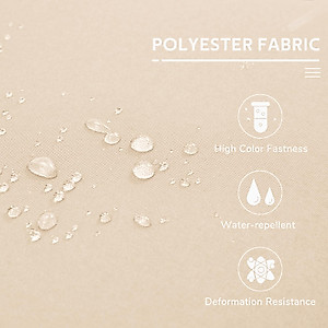 U-MAX Outdoor Proch Swing Chair with Adjustable Backrest&Canopy, Patio Swing Set 2-in-1 Convertible Outdoor Swing Patio Canopy Swing Daybed with Removable Beige Cushions for Adults