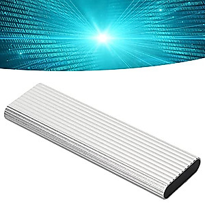 M.2 SSD Enclosure, SSD Enclosure Light Weight Type C Interface Aluminum Alloy for Office