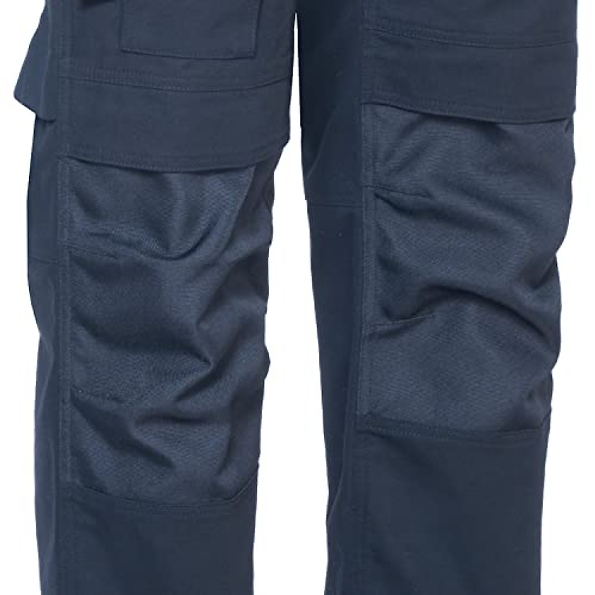 Caterpillar Men's Trademark Work Pants Built from Tough Canvas Fabric with Cargo Space, Classic Fit, Navy, 30W x 30L