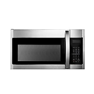 BLACK+DECKER EM044KB19 Over The Range Microwave Oven with One Touch, 1000 Watts, 400 CFM and Sensor Cooking, OTR 1.9 Cu.ft, Stainless Steel