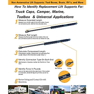 2Pcs Front HOOD Struts Lift Supports Compatible With VOLVO 2001-2005 S60 / 1999-2006 S80 / 2001-2005 V70 / 2003-2005 XC70 (Note: 99 00 01 02 03 04 05 06) Shock Gas Spring Prop Rod