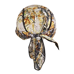 PURFUN Breathable Camo Cycling Bandana Headscarf Men Women Fashion Skull Cap Anti-UV Sweat Wicking Cool Dance Motorcycle Biker Head Scarf Scarf Liner