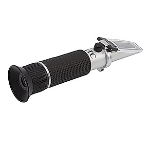 GLOGLOW Portable Refractometer, Clear Reading Accurate Data Salinity Refractometer for Seawater