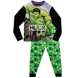 Marvel Boys' The Incredible Hulk Pajamas Size 4 Multicolored