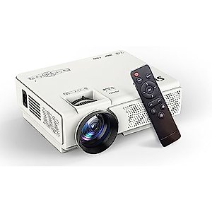 1080P Native Full HD Projector, 4.1" LCD,2023 New Projector, 15000 Lumens Multimedia Home Theater Video Projector, Compatible 1080P HDMI, USB, VGA, AV, Smartphone, Pad, TV Box, Laptop (Classic,SV08)