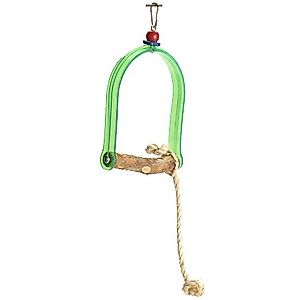 Polly's Hardwood Arch Swing for Birds, Small