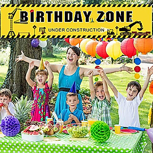 Construction Banner Dump Truck Birthday Banner Boys Birthday Party Decorations Construction Themed Party Supplies Dump Truck Digger Zone Photo Booth Props