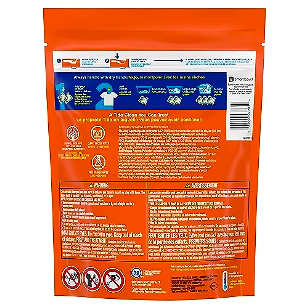 Tide PODS with Downy, Liquid Laundry Detergent Pacs, April Fresh, 23 count