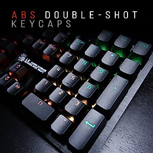 Bloody B820 Optical Mechanical Gaming Keyboard with Individually Backlit RGB LED Keys Wired, 104 Keys Standard, Red Switch - MX Red Equivalent for Windows PC and Laptop