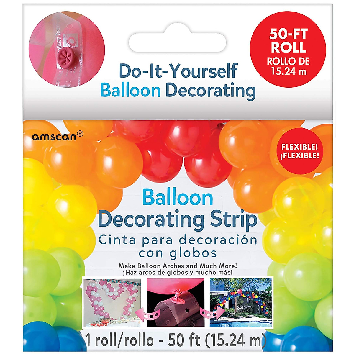 Do-It-Yourself Balloon Party Decorating Strip - 50'