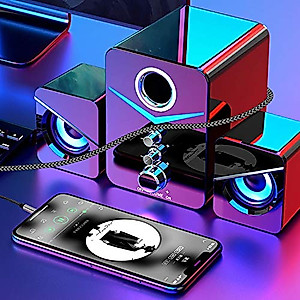 Nanxudyj 3.5mm to 2RCA Audio Cable 20ft, Nylon-Braided 3.5mm AUX to 2 RCA Audio Cable for Stereo Receiver Speaker Smartphone Tablet HDTV MP3 Player & More Stereo Cable Audiophiles Headphone RCA Cable