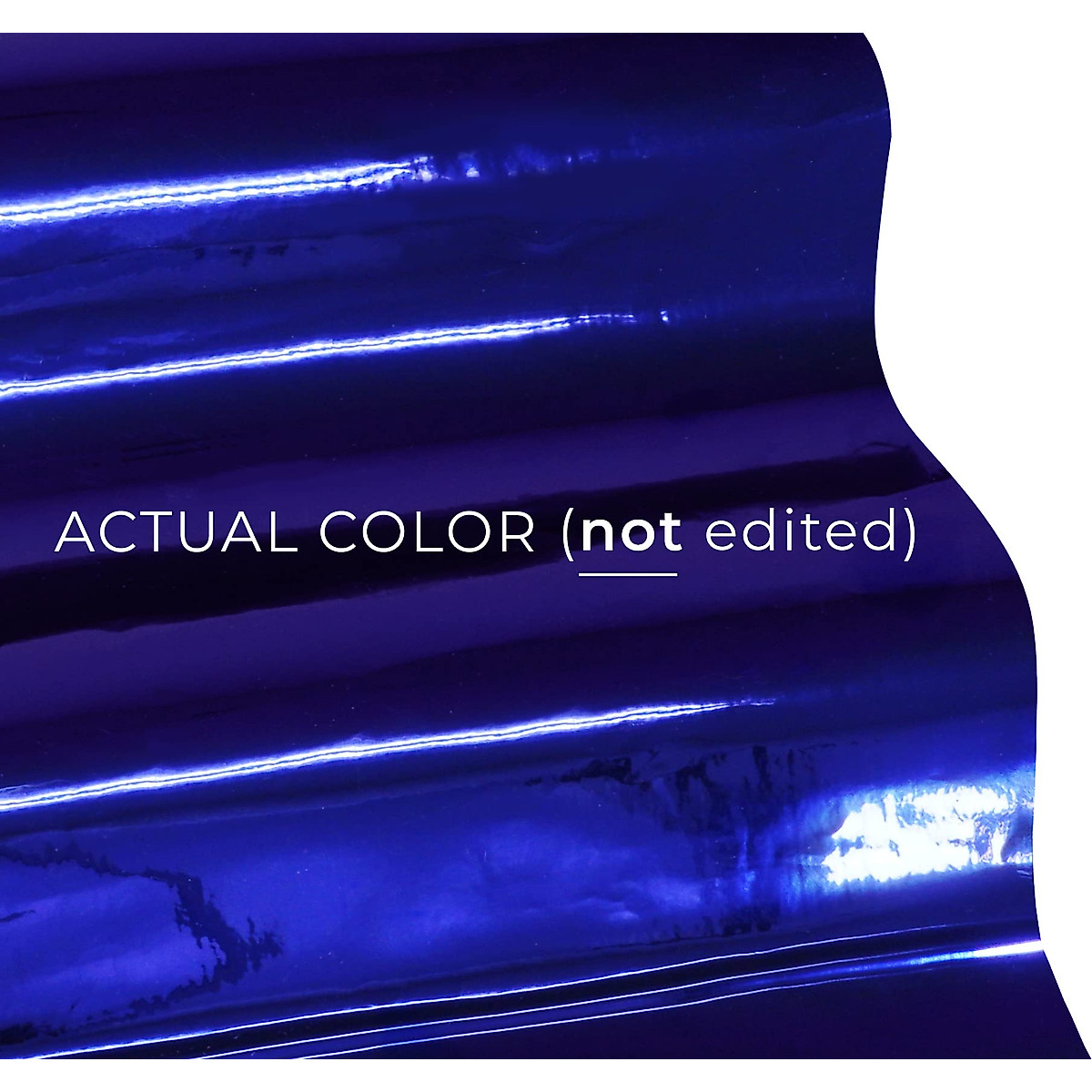 VViViD DECO65 Chrome Gloss Bundle 2 Rolls of 7ft x 1ft Craft Vinyl Wrap (Blue & Red) - M0