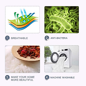 XIGG Luxury Shag Carpets, Soft Faux Sheepskin Fluffy Rugs for Bedroom Kids Room, High Pile Faux Fur Area Rug Bedside Floor Carpet Photography, Non Shedding,Pink,30X30CM/1X1Feet