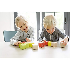 Tegu 6 Piece Magnetic Baby’s First Building Blocks, Tints