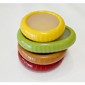 halteoly 4PC Silicone Fruit and Vegetable Storage Containers Set for Fridge, Onion Storage Container, Avocado keeper,Tomato Saver,and Lemon holder