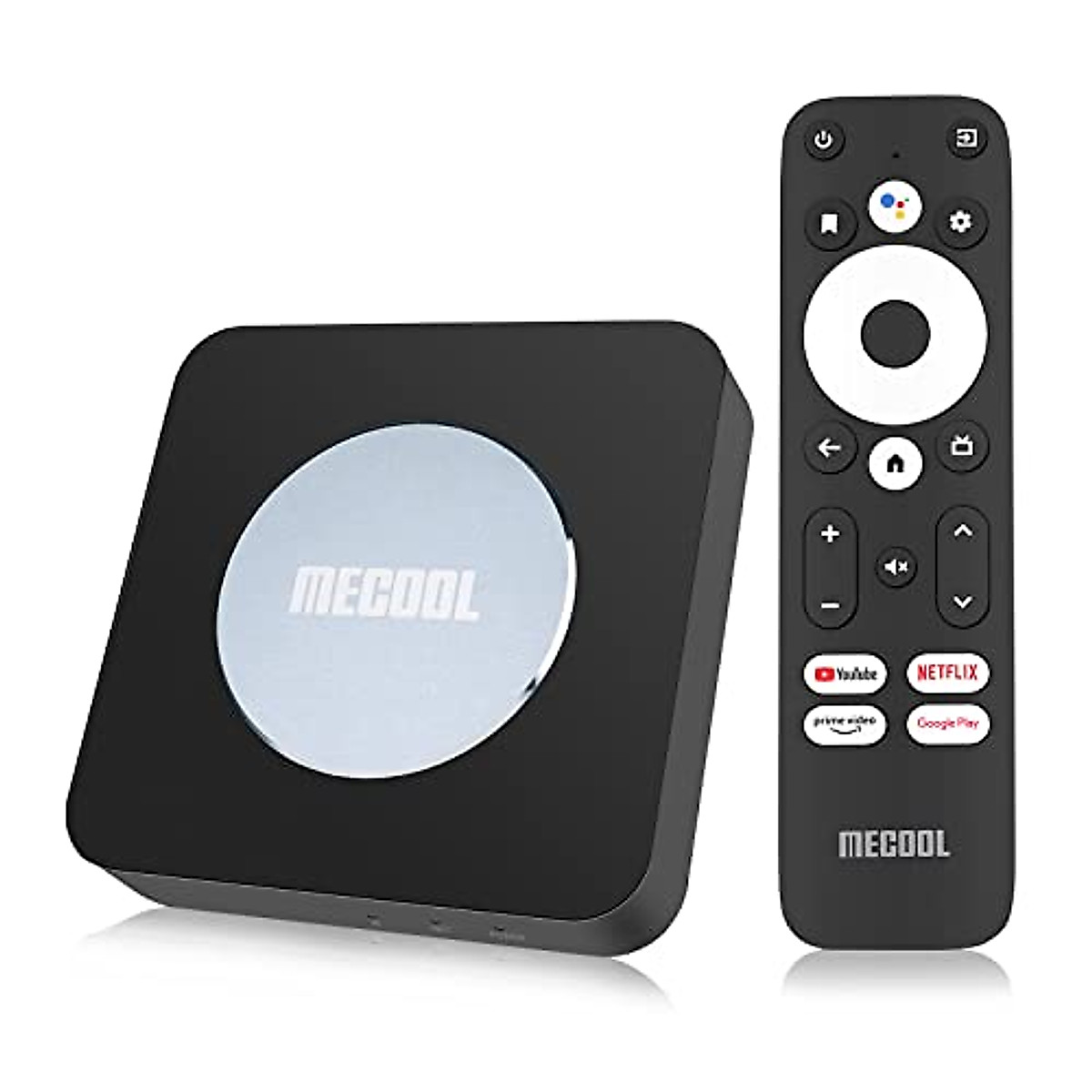 Android 11.0 TV Box, MECOOL KM2 Plus Smart TV Box Netflix Google Certified AV1 Ultra 4K HDR 2GB 16GB Support 2.4G/5.0G WiFi 5 BT 5.0 with Amlogic S905X4 Google Assistant Dolby Atmos