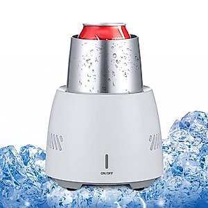 Beverage Mug Cooling Portable Mini Refrigerator Mini Desk Refrigerator Portable Mug for Beverage Cola Beer Wine Drink Chiller(#2)
