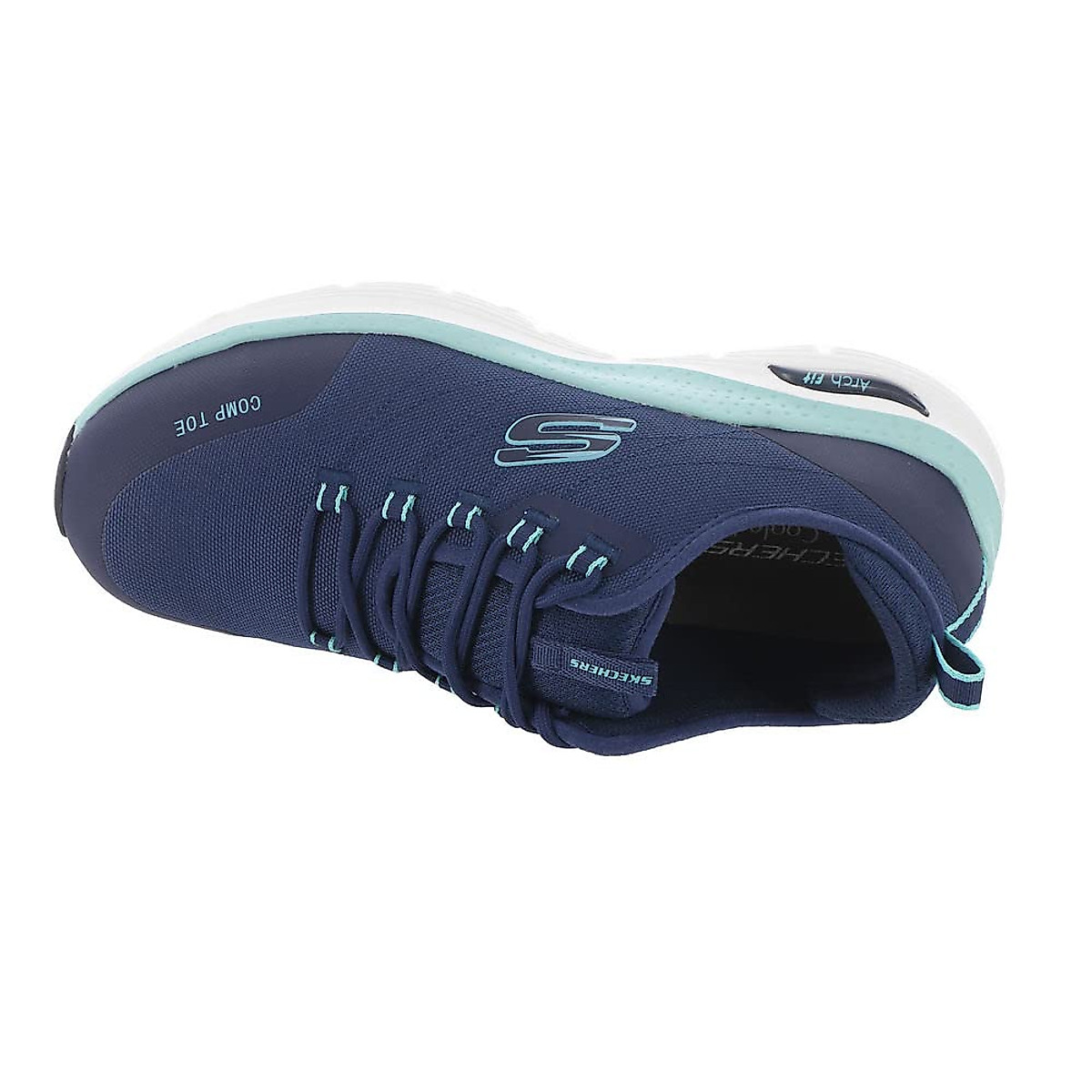 Skechers Work Arch Fit SREbinal Work Shoe Womens Oxford 8 BM US NavyAqua