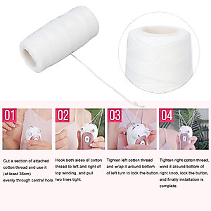 Electric Facial Hair Remover Wire, Hair Shaver Replacement Cotton Thread for Epilator Electric Hair Removal Device for Facial Threading Hair Removal